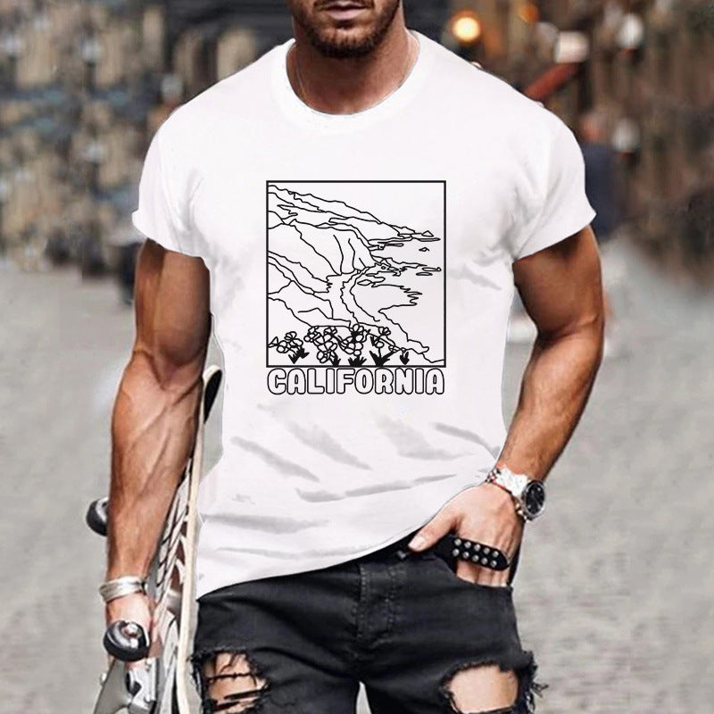 California Map Tee – AULEMEN