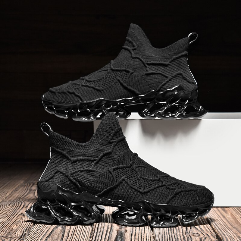 Aule Venom Rib-knit Men Shoes – AULEMEN